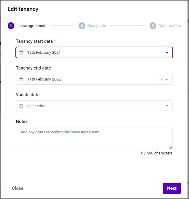 How To Update Or Add New Tenant Details In The Compliance Portal Detector Inspector